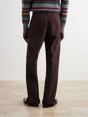 Dries Van Noten Straight-leg Cotton Trousers
