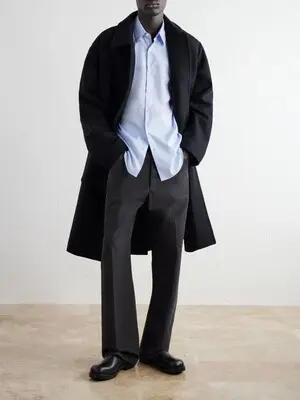 Dries Van Noten Straight-leg Cotton Trousers - Gray