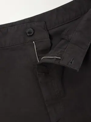 Dries Van Noten Straight-leg Cotton Trousers - Gray