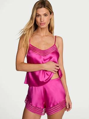 Victoria's Secret Very Sexy Washable Silk Sheer Stripe Short - Pink