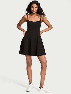Victoria's Secret Featherweight Knit Flare Dress - Black