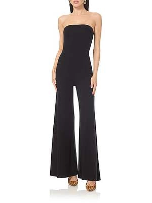 Victoria's Secret Afrm Nicola Strapless Jumpsuit - Black