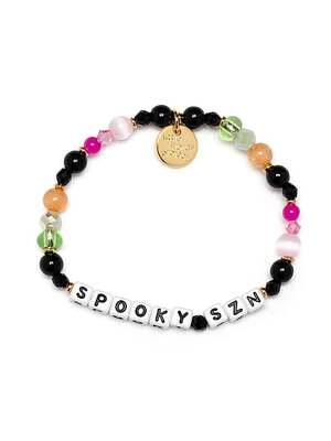 Pink Little Words Project Spooky Szn Bracelet - Black