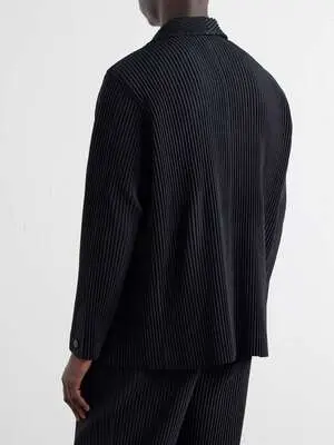Issey Miyake Pleated Single-breasted Blazer