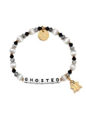 Pink Little Words Project Ghosted Bracelet - Black