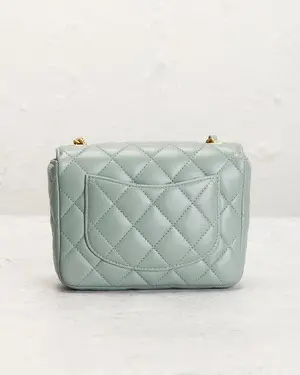 FWRD RENEW Chanel Lambskin Mini Casino Royale Charms Square Flap Bag