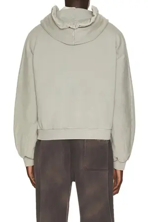 ADVISRY Glove Zip Up Hoodie In Grey