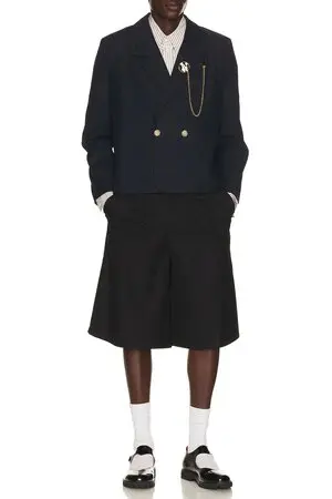 ADVISRY Double Breasted Blazer