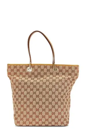 Gucci Gg Bucket Tote Bag - Brown