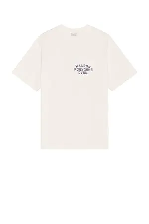 MALBON Vista Ironworks Tee In White