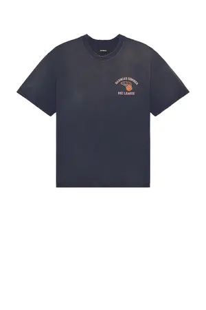 NAHMIAS Rec League Boxy Tee In Blue