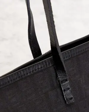 FWRD RENEW Fendi Zucchino Roll Tote Bag - Brown