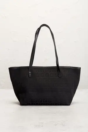 Fendi Zucchino Roll Tote Bag