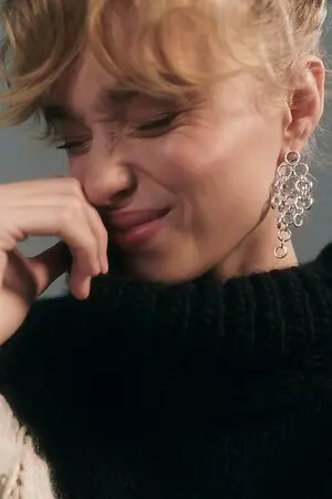 Free People Anabel Dangle Earrings - Silver