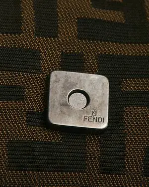 FWRD RENEW Fendi Zucca Baguette Shoulder Bag - Brown