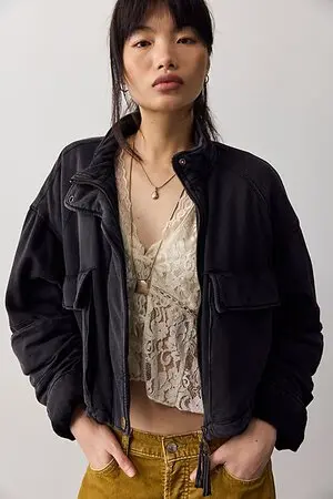 Free People We The Free Wes Washed Jacket - Black