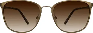Zenni Square Glasses Flex Titanium Full Rim Frame