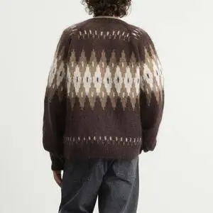 NOMARHYTHM TEXTILE Hand Knit Snowflake Sweater