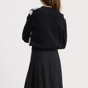 DUNST Argyle Crew Neck Sweater
