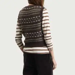 DUNST Crafted V-neck Knit Vest