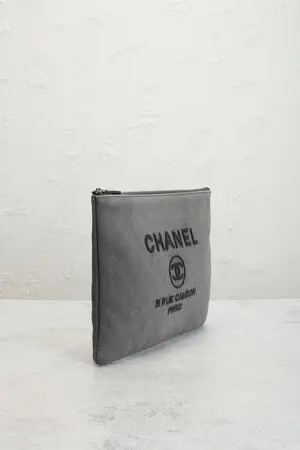 FWRD RENEW Chanel Denim Deauville Clutch