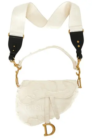Dior Saddle Bag - White