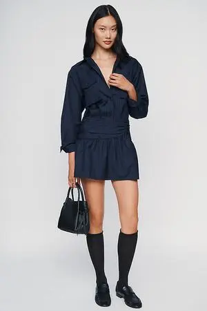Anthropologie Ok Origals Sheer Scrunch Socks Black