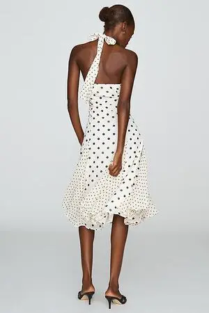 ELEVATOR DISCO Polka Dot Halter Dress