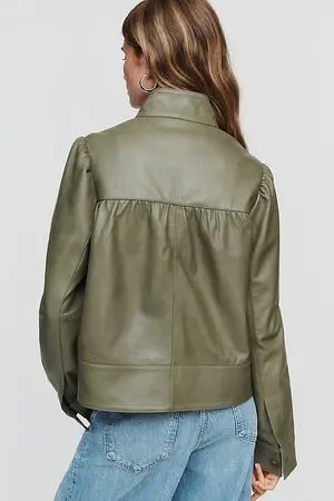 Anthropologie Leather Swg Jacket