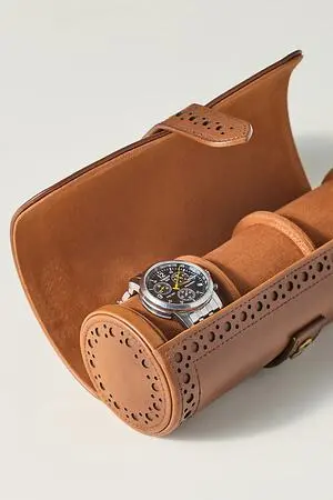 Wolf 1843 Brogue Travel Triple Watch Roll