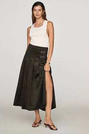 SNDYS. Bonnie Midi Skirt - Holly