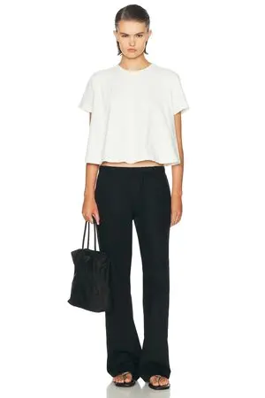 AGOLDE Marina T-shirt - White Ash