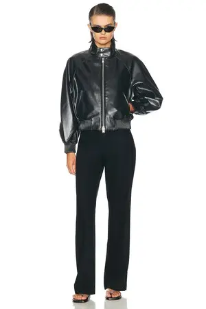 AGOLDE Nova Bomber Jacket - Black