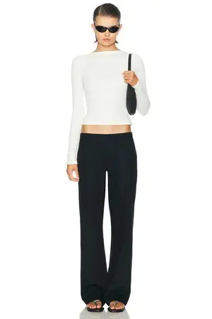 Citizens Of Humanity Long Sleeve Baby Waffle Tee - Pashmina