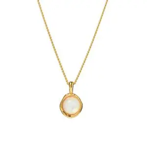 MURU Tiny Pearl Necklace For Wellbeing - Gold