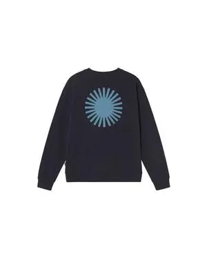 THINKING MU Navy Leon Sweatshirt Back Sun