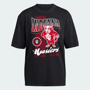 Adidas Indiana Hoosiers Graphic T-shirt - Black / Multi
