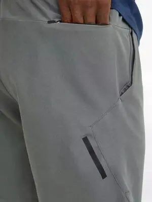 REEBOK Running Shorts With Logo Detail - Grey