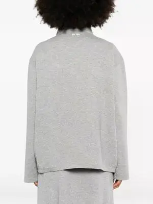 AO YES Quarter-zip Embroidered Sweater