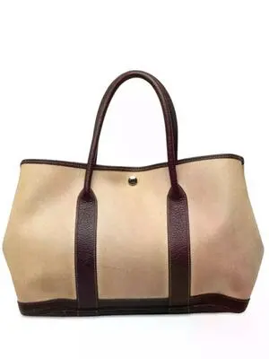 Hermès Toile And Negonda Garden Party 36 Tote Bag - Neutrals