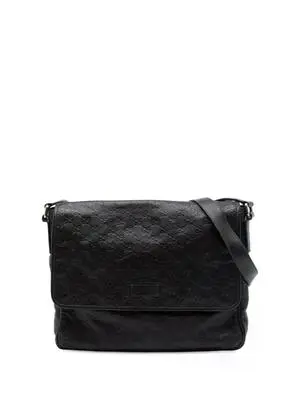 Gucci 2016-2026 Guccissima Messenger Bag Crossbody Bag - Brown