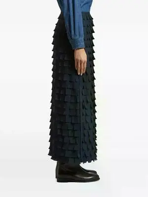 Peserico Layered Maxi Skirt