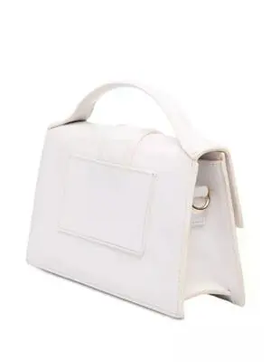 Jacquemus 2010-2026 Leather Le Grand Bambino Satchel - White