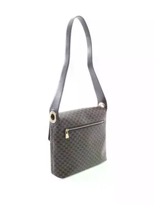 Celine 1980-2000 Macadam Coated Canvas Crossbody Bag