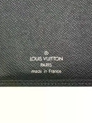LOUIS VUITTON 2002 Taiga Porte Valeurs Organiser Long Wallets