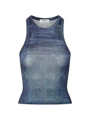 Liu Jo Denim-finish Top