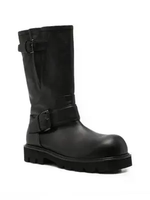 JUUN.J Buckle-strap Lug-sole Boots