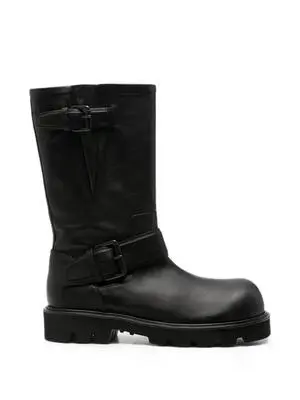 JUUN.J Buckle-strap Lug-sole Boots