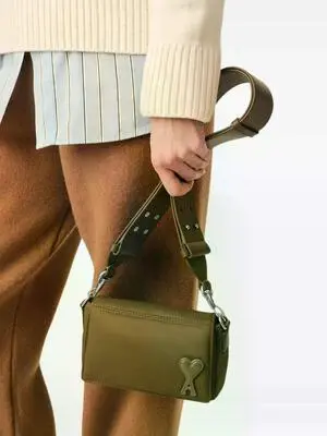 AMI Paris Nylon Marcel Lunch Box Bag