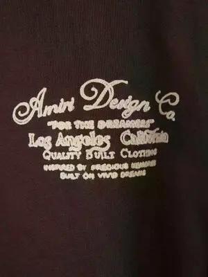 Amiri Logo Print Crew Neck Sweatshirt